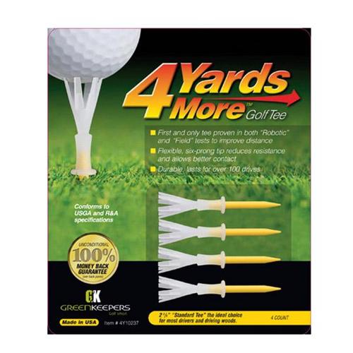 4 Yards More Golf Tees | 2-3/4" - Yellow - Riverside Golf - Golf Clubs ...