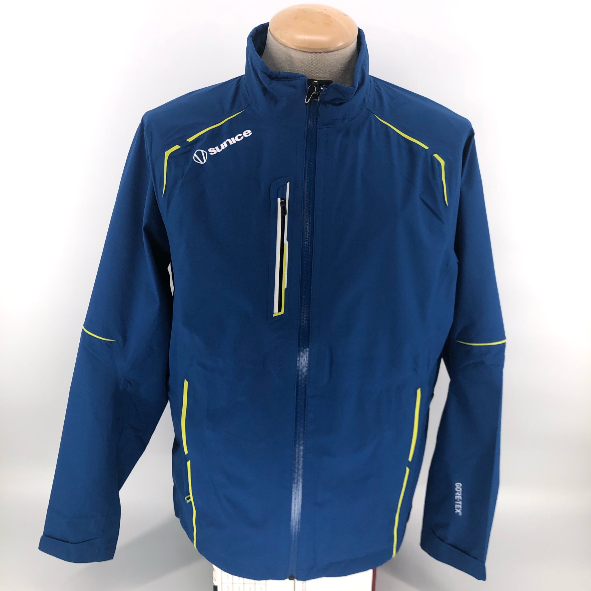 Sunice Men's Cato Gore-Tex Paclite Waterproof Jacket - Blue (Size M&XL ...