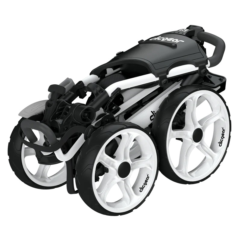 Clicgear Model 8.0+ Golf Push Cart | White - Riverside Golf