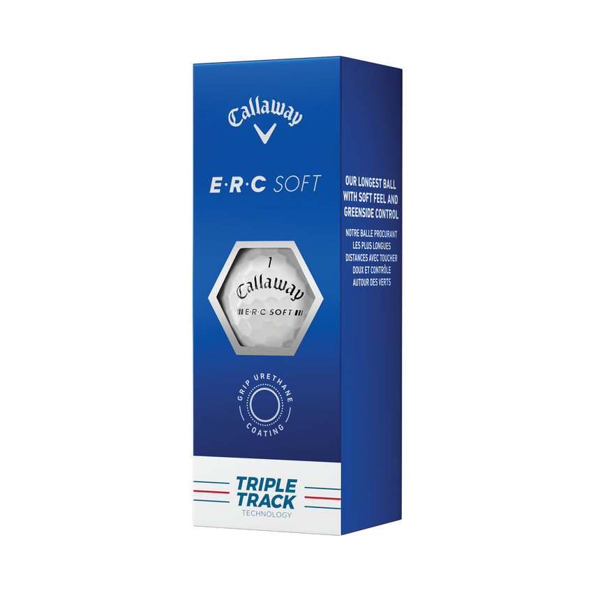 Callaway ERC Soft Triple Track | White - Dozen Golf Balls - Prior ...
