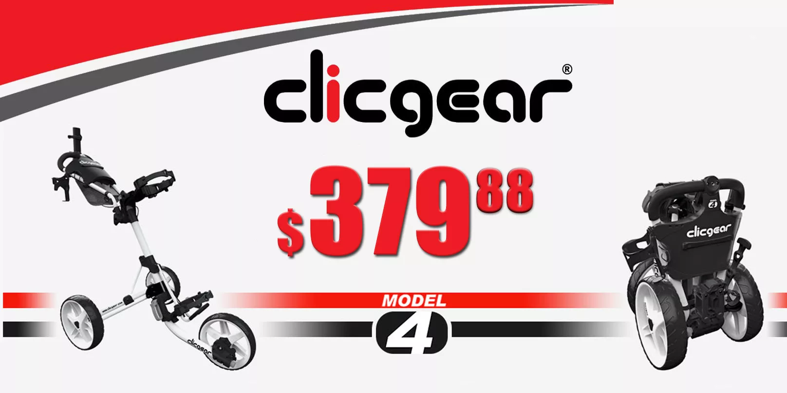 Clicgear Cart - Riverside Golf - Golf Clubs - Golf Bags - Golfing Equipment