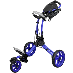 Rovic RV1S 2.0 Golf Push Cart by Clicgear | Blue - Riverside Golf Centers