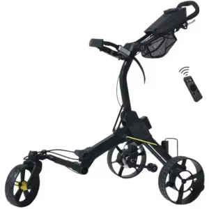 Alphard Cybercart Golf Caddy | Black / Yellow - Riverside Golf - Golf ...