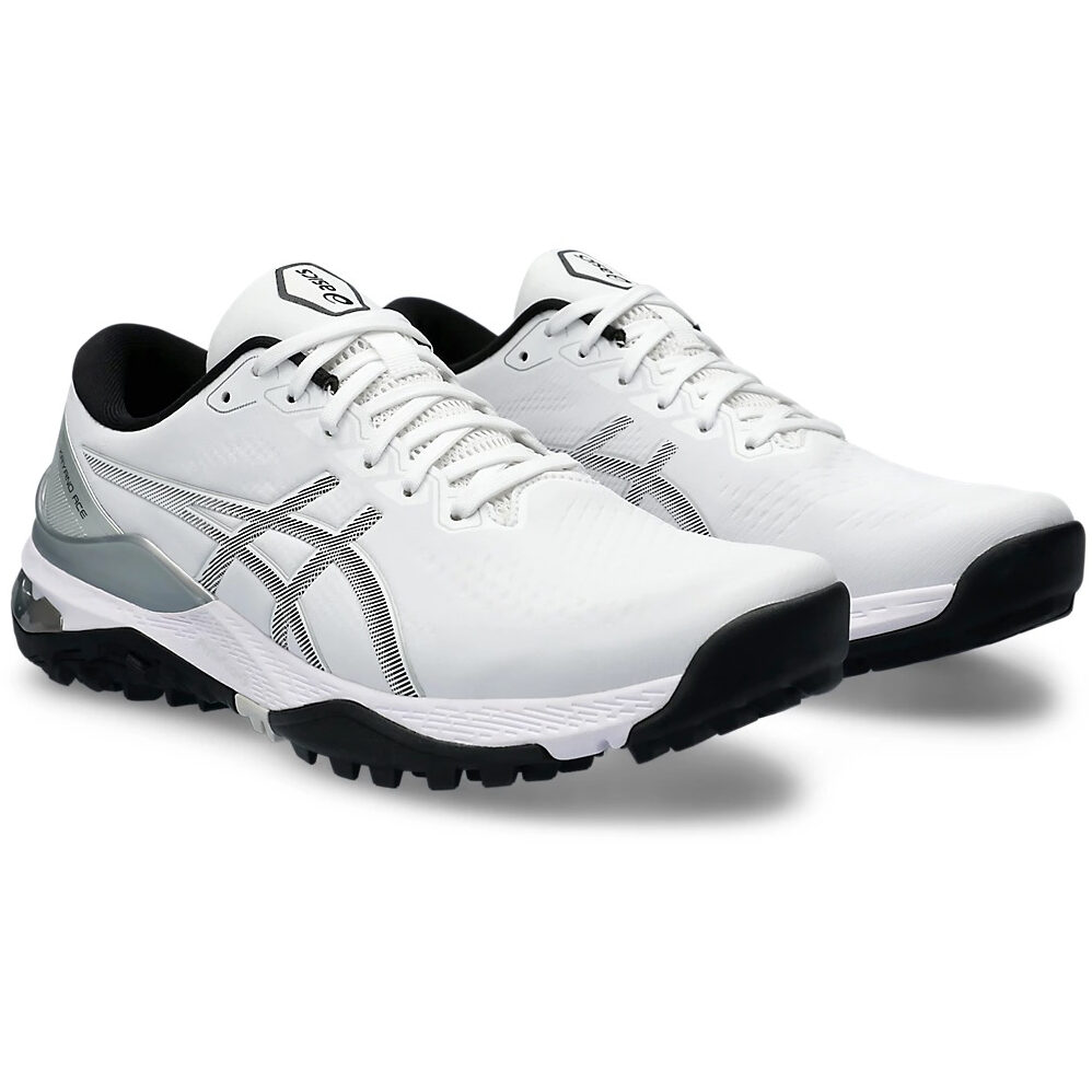 Asics Men's Gel-Kayano Ace 2 Golf Shoes | White / Black - Riverside Golf