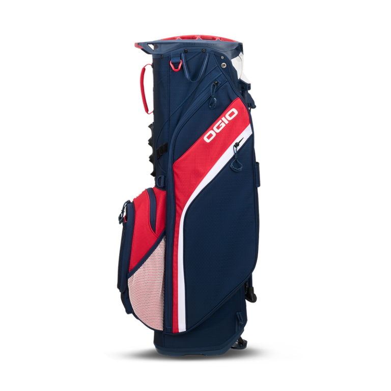Ogio Woode Hybrid Golf Bag | Red / White / Blue (2025) - Riverside Golf