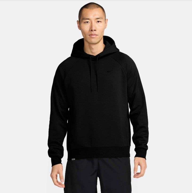 Nike Men's Primary Dri-FIT UV Pullover Performance Hoodie | Black ...