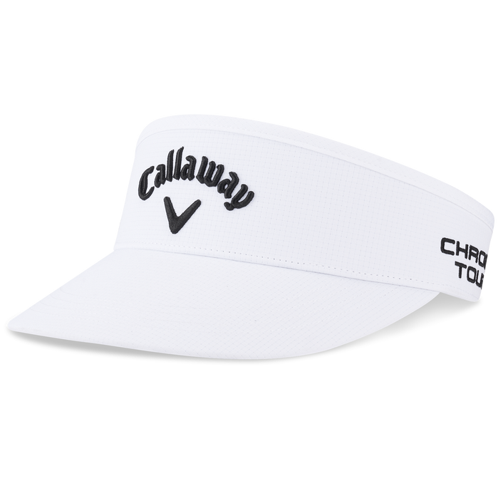 Callaway Tour Authentic High Crown Visor | White (2025) - Riverside Golf
