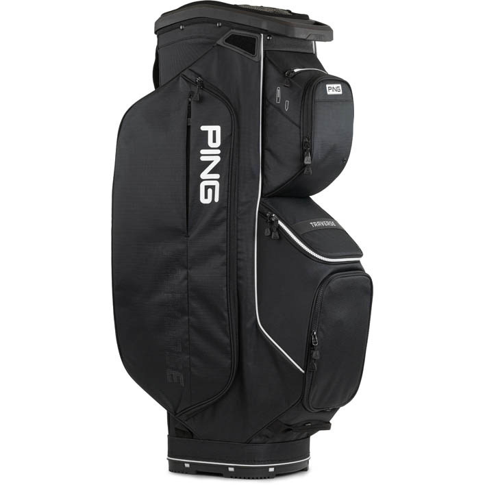 Ping Traverse Cart Bag | Black (2025) - Riverside Golf