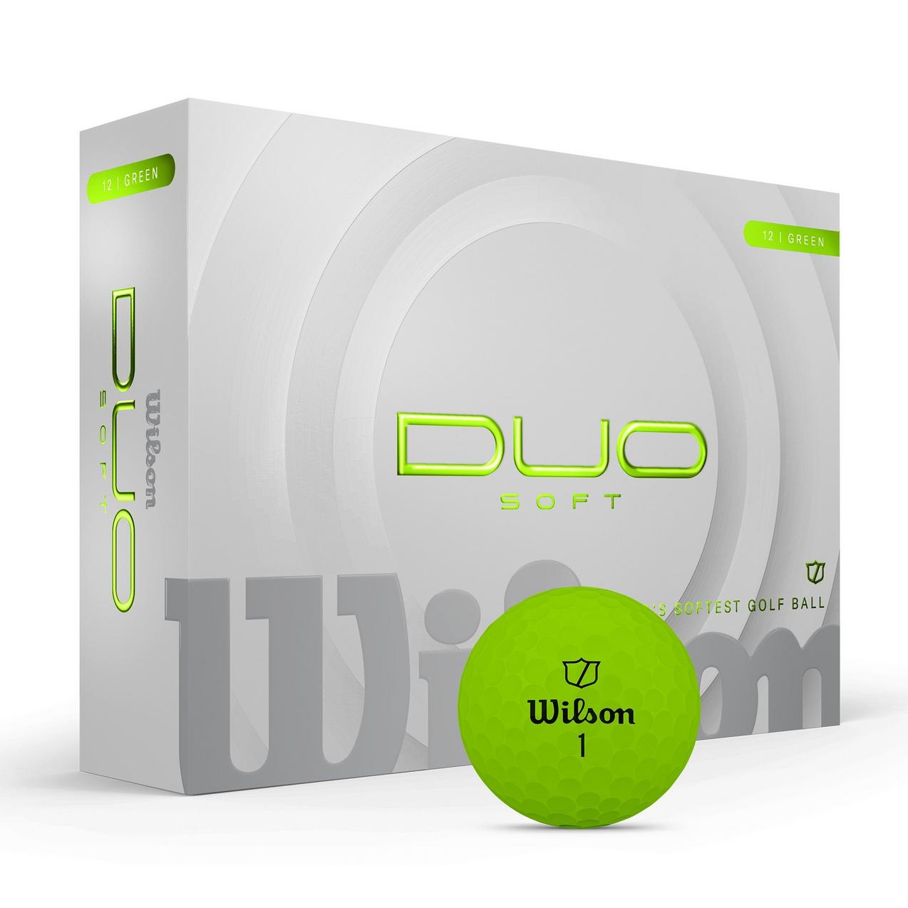 Wilson Duo Soft Golf Balls | Green - Dozen Pack - Riverside Golf Centers